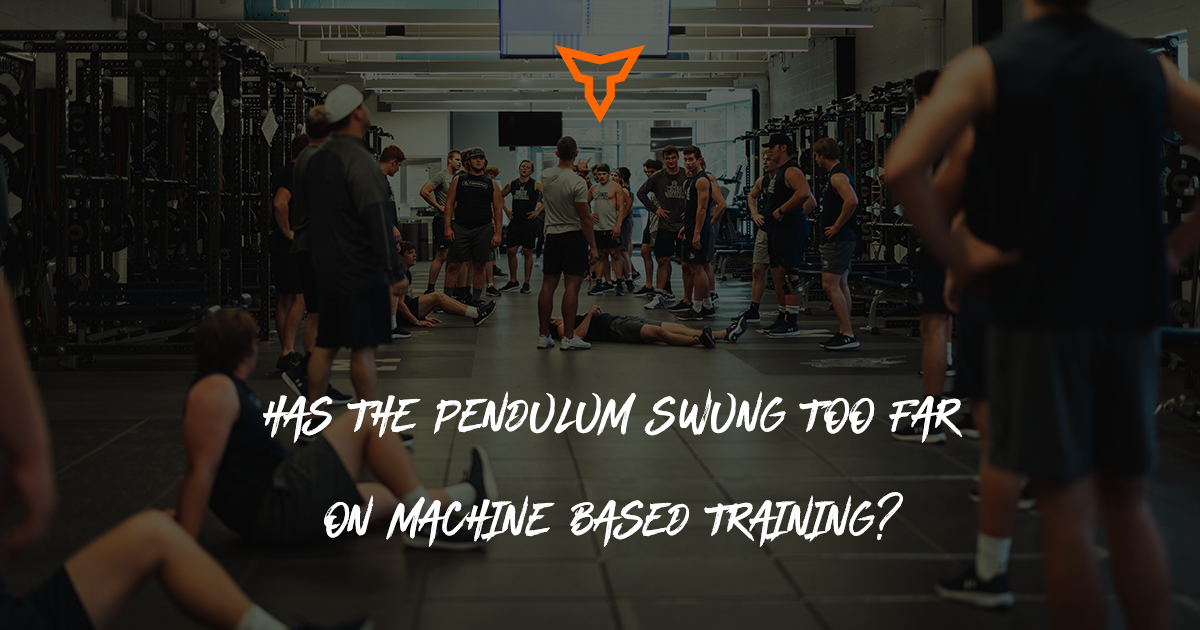 Has the Pendulum Swung Too Far on Machine Based Training?